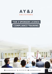 Tier 2 Sponsor Licence Compliance Training | A Y & J